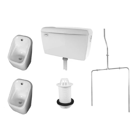 Our RAK Exposed Urinal Pack with 2 Series 600 Urinal Bowls is in short ...